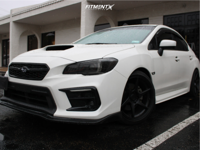 2020 Subaru WRX with 18x9.5 30 Anovia Titan and 245/40R18 Maxtrek ...