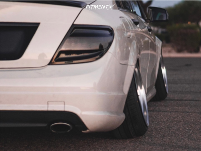 2011 Mercedes-Benz C300 Luxury with 18x9.5 ESR Sr01 and Land Golden ...