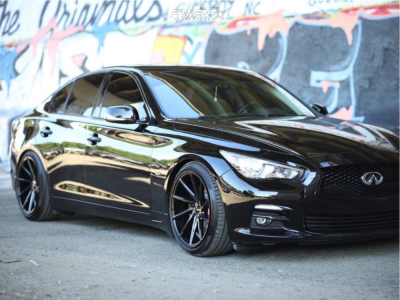 2017 INFINITI Q50 Premium with 19x10 Vossen Cvt and Pirelli 245x40 on ...