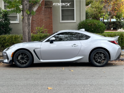 2023 Subaru BRZ Limited with 17x8.5 WedsSport Tc105x and Michelin 245x40 on Stock Suspension ...