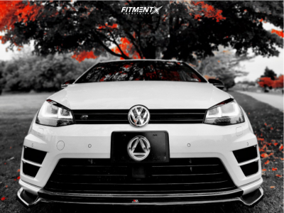 2016 Volkswagen Golf R Base with 19x8.5 Rotiform Flg and Continental ...