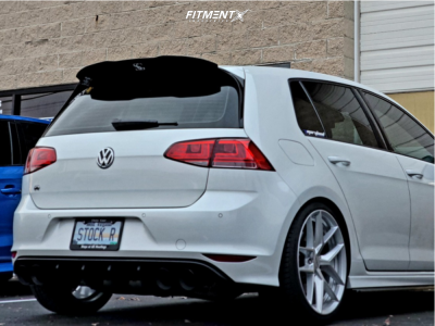 2016 Volkswagen Golf R Base with 19x8.5 Rotiform Flg and Continental ...