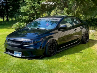 2010 Kia Forte Koup SX with 18x8.5 XXR 521 and Zeta 225x40 on Coilovers ...