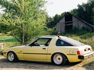 1980 Mazda RX-7 GS with 13x8 SSR Mk1 and Federal 155x55 on Lowering ...