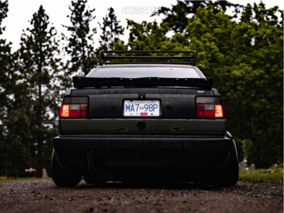 1992 Volkswagen Jetta Base with 15x9 Work Equip 03 and Nankang 185x45 ...