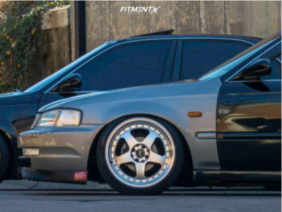 2000 Honda Civic LX with 17x8 JNC Jnc010 and Falken 205x40 on Coilovers ...