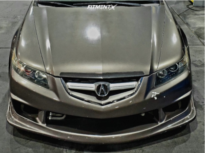 2008 Acura TL Type-S with 18x9.5 Enkei Rpf1 and Velozza 245x40 on ...
