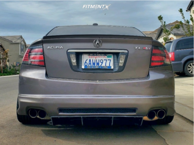 2008 Acura TL Type-S with 18x9.5 Enkei Rpf1 and Velozza 245x40 on ...