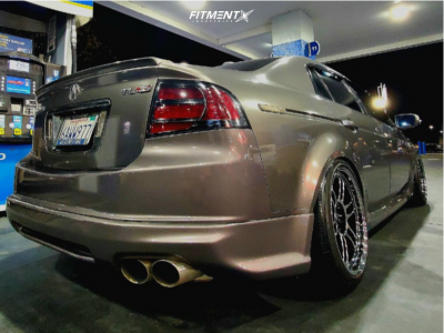 2008 Acura TL Type-S with 18x9.5 Enkei Rpf1 and Velozza 245x40 on ...