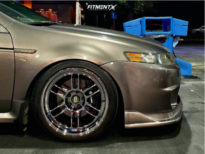 2008 Acura TL Type-S with 18x9.5 Enkei Rpf1 and Velozza 245x40 on ...