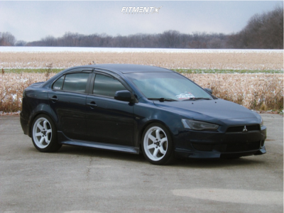 2014 Mitsubishi Lancer ES with 18x8.5 AVID1 AV6 and Accelera 235x40 on ...