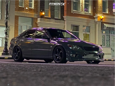 2000 Toyota Altezza Base with 18x8 Gram Lights 57cr and Nitto 255x40 on ...