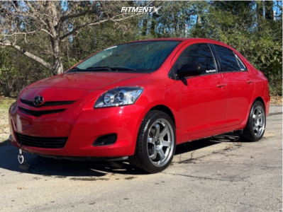 2008 Toyota Yaris Base with 17x8 AVID1 AV6 and Toyo Tires 235x40 on ...