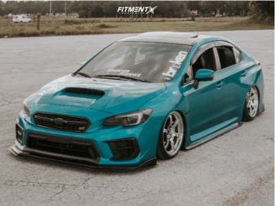 2020 Subaru WRX STI Limited with 18x9.5 Gram Lights 57dr and Delinte ...