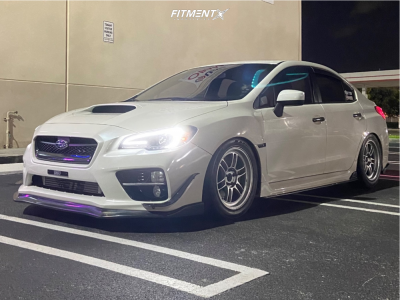 2017 Subaru WRX Premium with 17x9 Enkei Rpf1 and Nitto 255x45 on ...