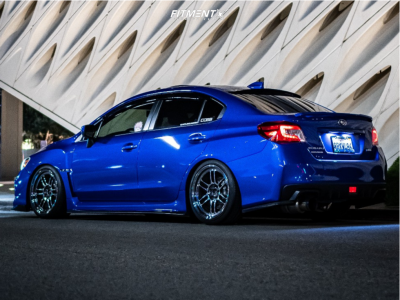 2018 Subaru WRX Limited with 18x9.5 Enkei Rpf1 and Nexen 255x35 on Coilovers | 2490867 | Fitment ...