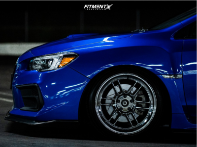 2018 Subaru WRX Limited with 18x9.5 Enkei Rpf1 and Nexen 255x35 on Coilovers | 2490867 | Fitment ...