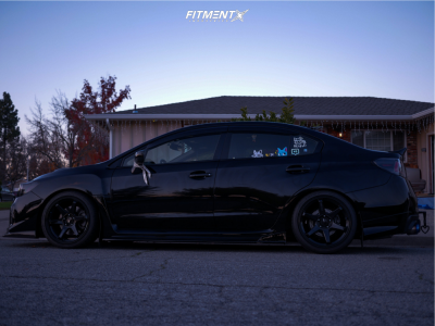 2018 Subaru WRX Premium with 18x9.5 Enkei T6r and Toyo Tires 255x35 on ...
