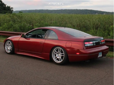 1993 Nissan 300ZX 2 2 with 17x9 Square G33 and Pirelli 225x45 on ...