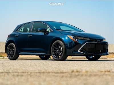 2020 Toyota Corolla XSE with 18x8 DRW D19 and Lionhart 215x45 on Stock ...