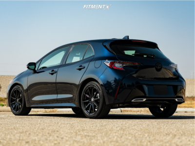 2020 Toyota Corolla XSE with 18x8 DRW D19 and Lionhart 215x45 on Stock ...