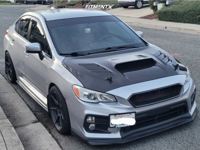 2018 Subaru WRX Premium with 18x9.5 Enkei Tfr and Michelin 265x35 on ...