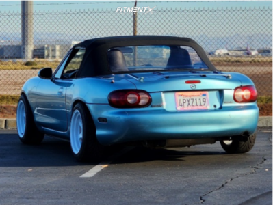 2001 Mazda Miata Base with 15x8 MST Time Attack and Federal 195x50 on ...