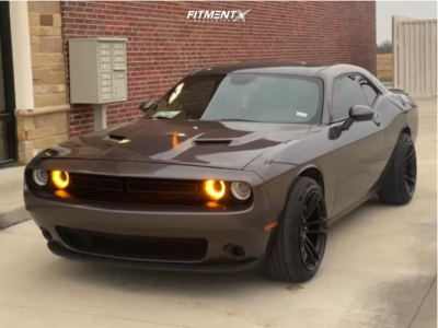 2017 Dodge Challenger with 20x11 16 Voxx Replicas Hellcat Widebody 2 ...