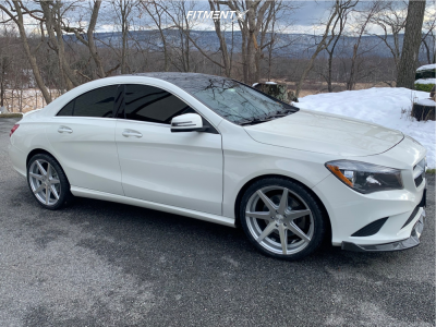2015 Mercedes-Benz CLA250 4Matic with 19x8.5 Rohana Rc7 and Ohtsu ...