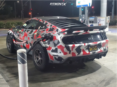 2015 Ford Mustang GT Premium with 18x10 Volk Te37 and Nitto 285x60 on ...