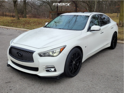 2015 INFINITI Q50 with 19x8.5 30 Konig Oversteer and 255/40R19 Westlake ...