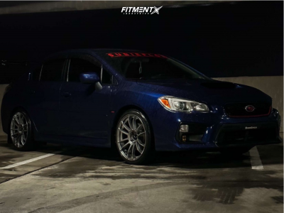 2018 Subaru WRX Base with 19x8.5 AVID1 Av20 and Yokohama 245x35 on ...