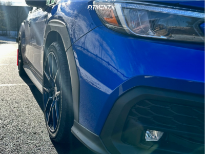 2022 Subaru WRX Premium with 18x8.5 Option Lab R716 and Yokohama 255x35 ...