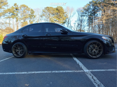 2016 Mercedes-Benz C300 4Matic Sport with 19x8.5 Aodhan Aff7 and Kumho ...