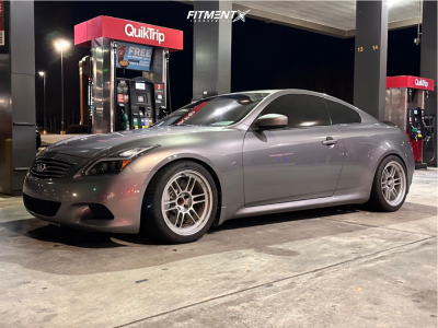 Infiniti G37 on Enkei 18 inch Wheels | Fitment Industries
