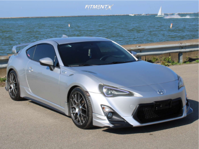 2013 Scion FR-S Base with 18x9.5 Enkei Raijin and Continental 245x35 on ...