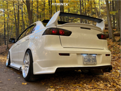 2014 Mitsubishi Lancer SE with 18x9.5 ESR Cs12 and Nankang 225x40 on ...