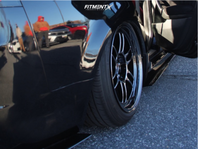 2007 Acura TL Type-S with 17x9.5 Enkei Rpf1 and Ironman 225x35 on Air ...