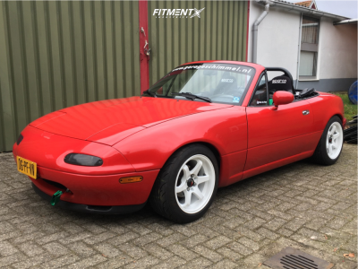 1990 Mazda Miata Base with 15x8 Japan Racing Jr3 and Nankang 195x50 on ...