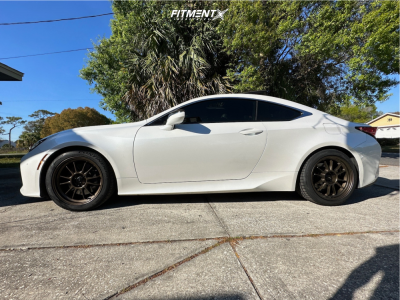 2020 Lexus RC350 Base with 18x8.5 Konig Hypergram and Continental ...