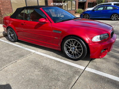 2006 BMW M3 Base with 18x9 Apex Arc-8 and Michelin 265x35 on Stock ...