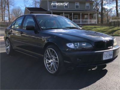 2003 BMW 325i Base with 19x9.5 Anovia Elder and Vercelli 225x40 on ...