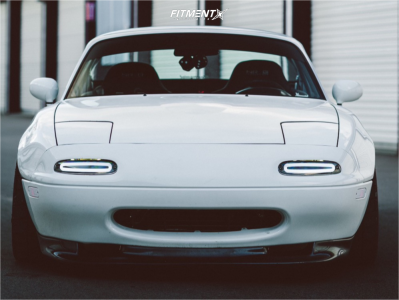 1989 Mazda Miata Base with 15x8 Advanti Racing Storm S1 and Kumho ...