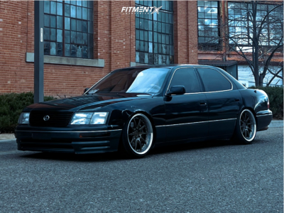 1996 Lexus LS400 Base with 19x9.5 Aodhan Ds07 and Michelin 235x35 on ...