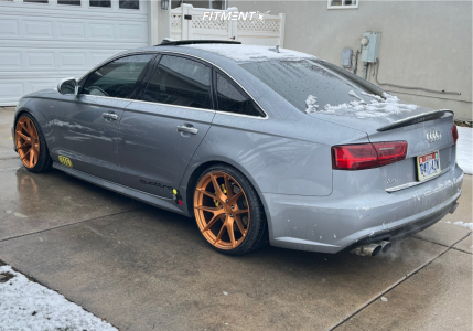 2017 Audi A6 Quattro Premium with 20x10.5 Aodhan Aff7 and Delinte 255x30 on Coilovers | 2605615 ...