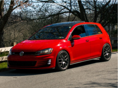 2015 Volkswagen GTI SE with 18x8 Enkei Raijin and Pirelli 225x40 on ...