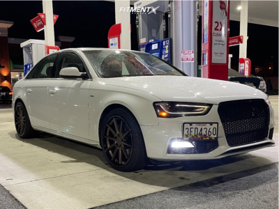 2015 Audi A4 Quattro Premium with 18x9.5 ESR Cs8 and Lionhart 255x35 on ...