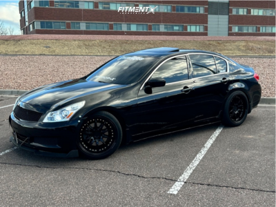 2009 INFINITI G37 Base with 19x9.5 Aodhan Ds07 and Vercelli 245x40 on ...