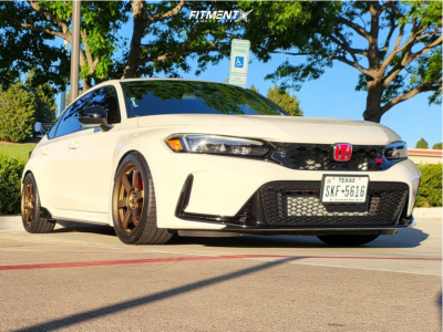 2023 Honda Civic Type R with 18x9.5 Volk Te37 Saga S-plus and Michelin ...