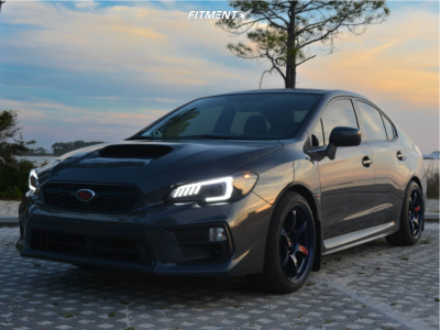 2020 Subaru WRX Base with 18x9.5 Gram Lights 57dr and Continental ...